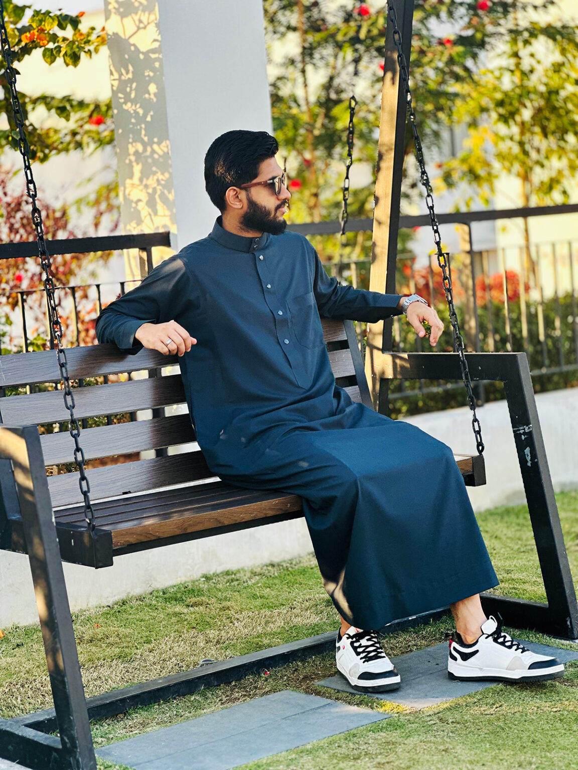 Sea Green Arabian Jubba | Guraba