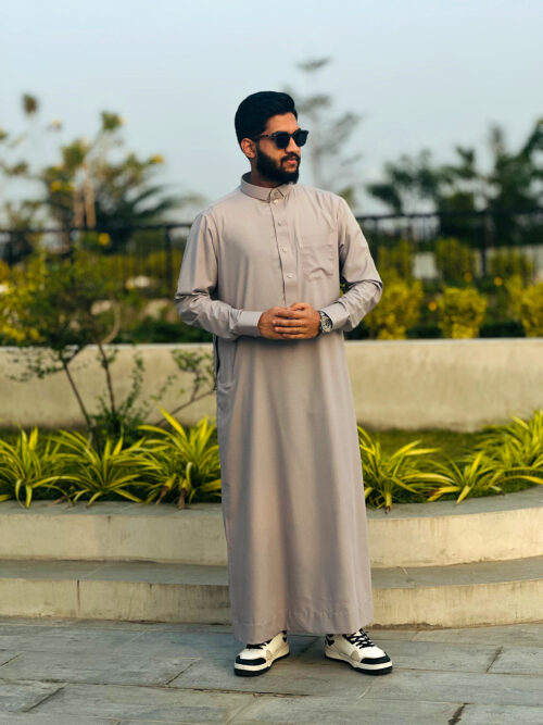 Gulf Thobe Collection Signature Series - Light Ash | Guraba