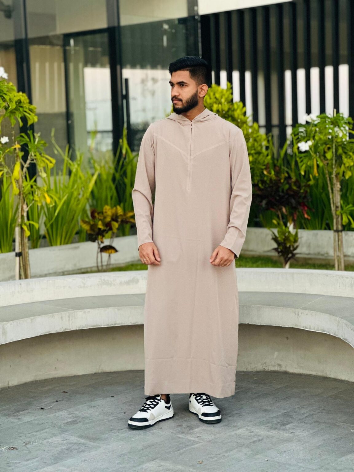 Hoodie Jubba Everyday Series - Beige | Guraba