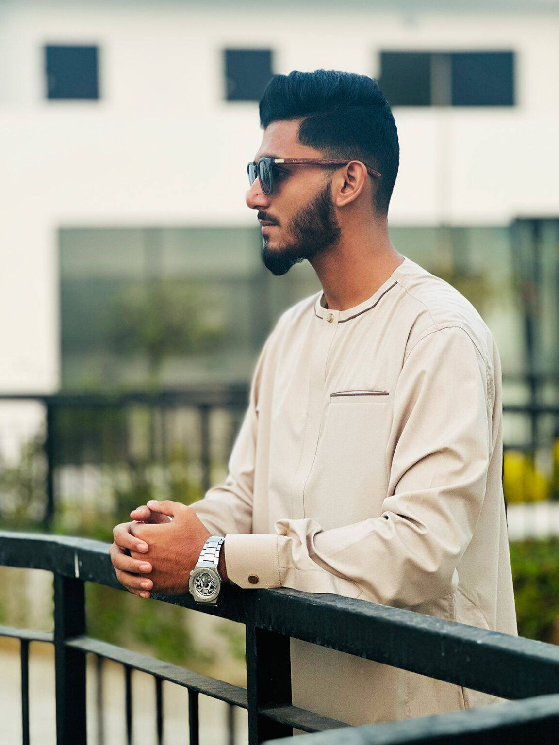 Sudanese Jalabiya Signature Series - Beige | Guraba